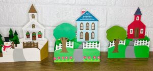 Playful Pop-Up Houses Book for You - Paper Glitter Glue