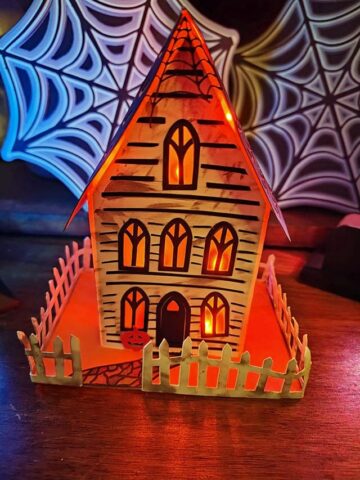 2024 Miniature Halloween House Contest - Paper Glitter Glue