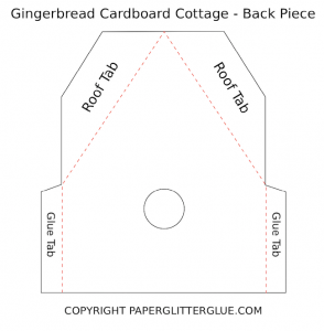 Here's the Holiday Maker Fest Gingerbread Cardboard Cottage!! - Paper ...