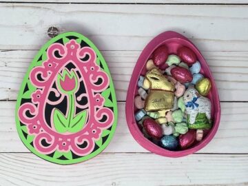 Make a cardboard Egg Box with a Layered Design for Easter - Paper ...