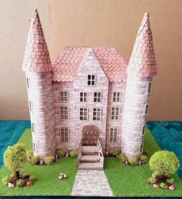 Make a Castle Challenge - Paper Glitter Glue