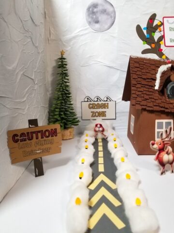 2024 Miniature Christmas House Contest - Paper Glitter Glue