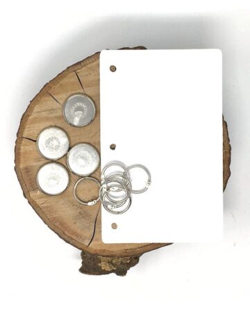 How to Make a DIY Disc Bound Notebook Journal - Paper Glitter Glue