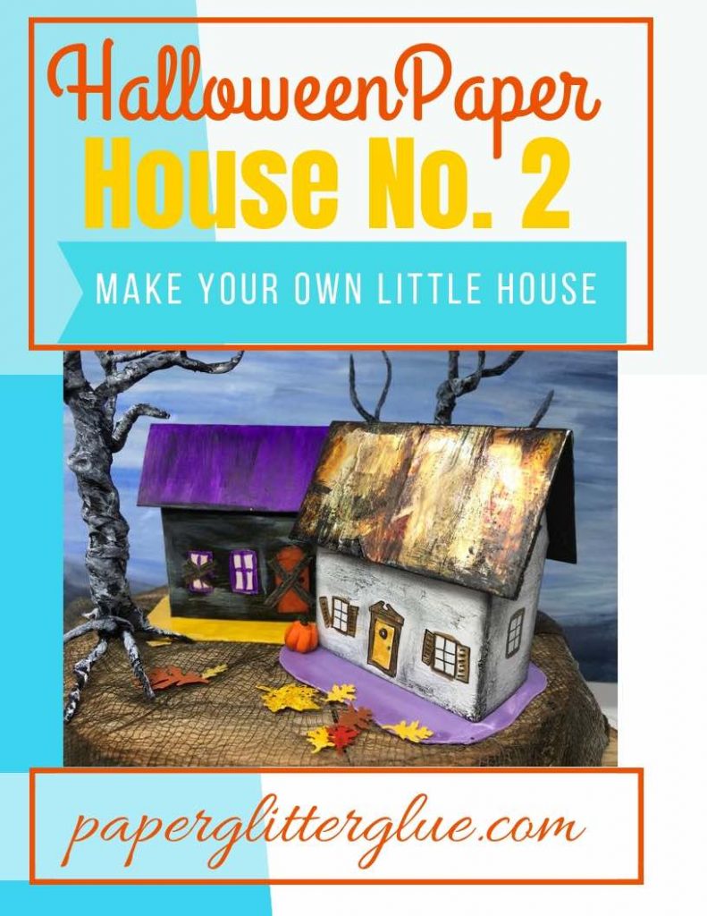 Halloween Paper House No. 2 - A Simply Spooky Halloween House - Paper ...