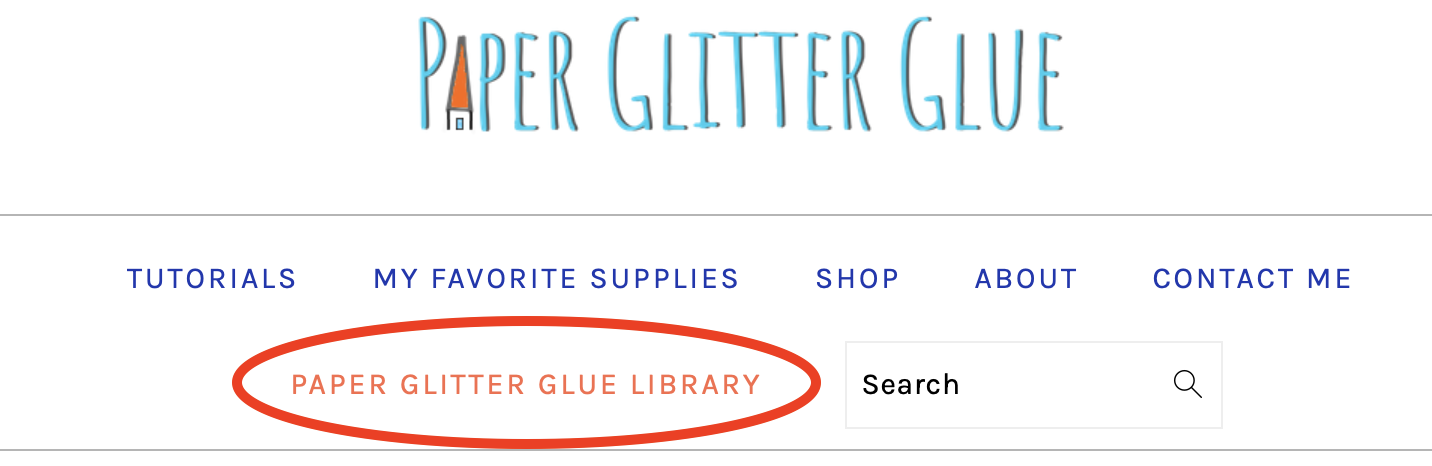 How to Get the Free Files in the Paper Glitter Glue Library - Paper ...