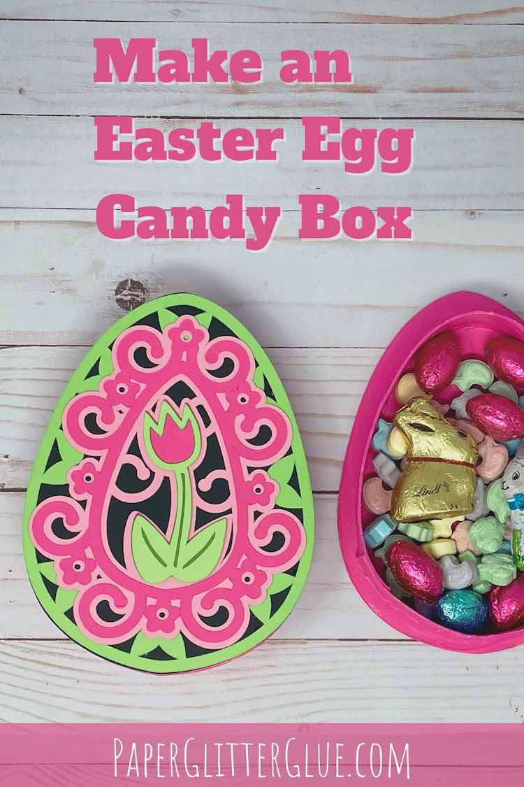 Make a cardboard Egg Box with a Layered Design for Easter - Paper ...