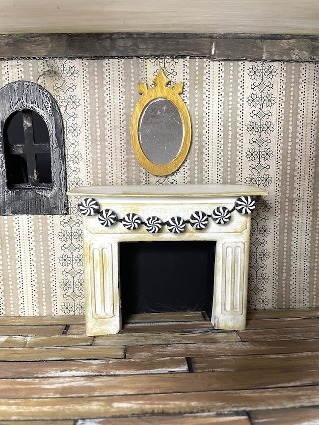 Make a Miniature Fireplace for Your Dollhouse - Paper Glitter Glue