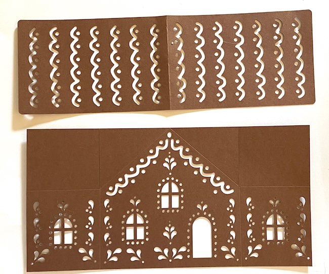 Crafty Cuteness: Make an Easy Paper Gingerbread House - Paper Glitter Glue