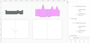 More Castle Pop-Up Card Variations for You to Make - Paper Glitter Glue