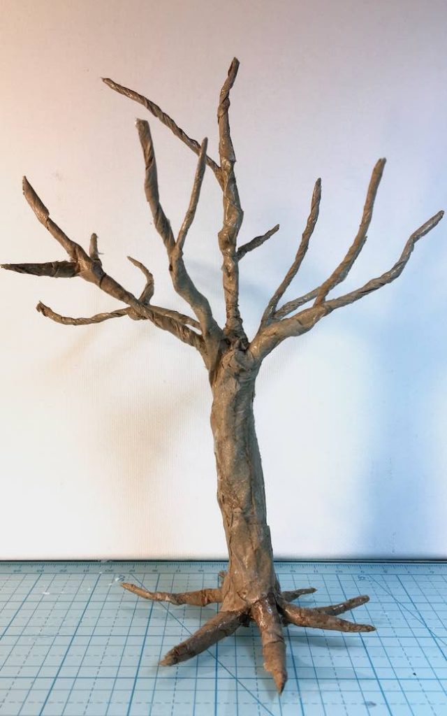 Spooky Tree Tutorial - Paper Glitter Glue