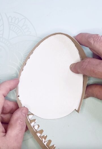 Make a cardboard Egg Box with a Layered Design for Easter - Paper ...